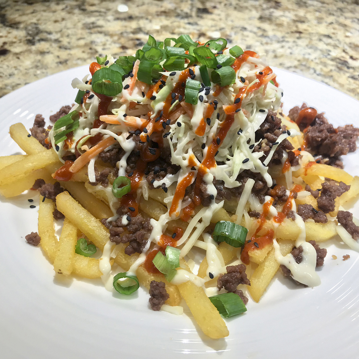 Recipe—Loaded Korean Beef Fries